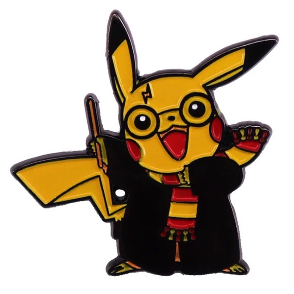 Pokemon | Jewelry | Gryffindor Pikachu Enamel Pin Harry Potter Wizard ...